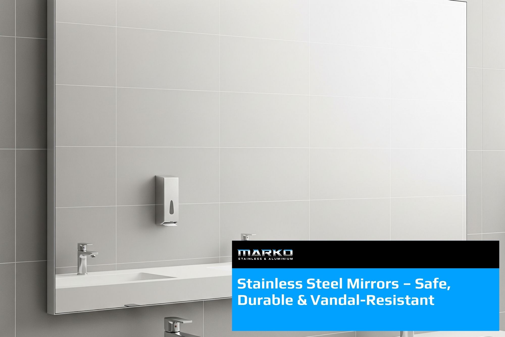 Stainless Steel Mirrors | Safe, Durable & Vandal Resistant