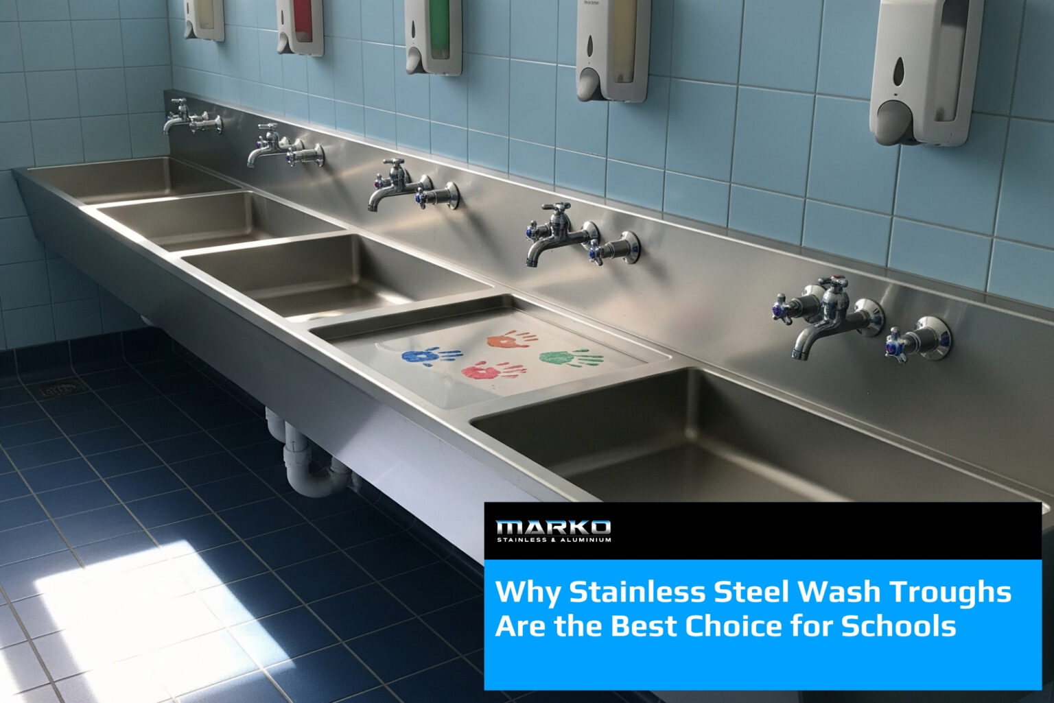 Stainless Steel Wash Troughs for Schools | Durable & EFSG Compliant