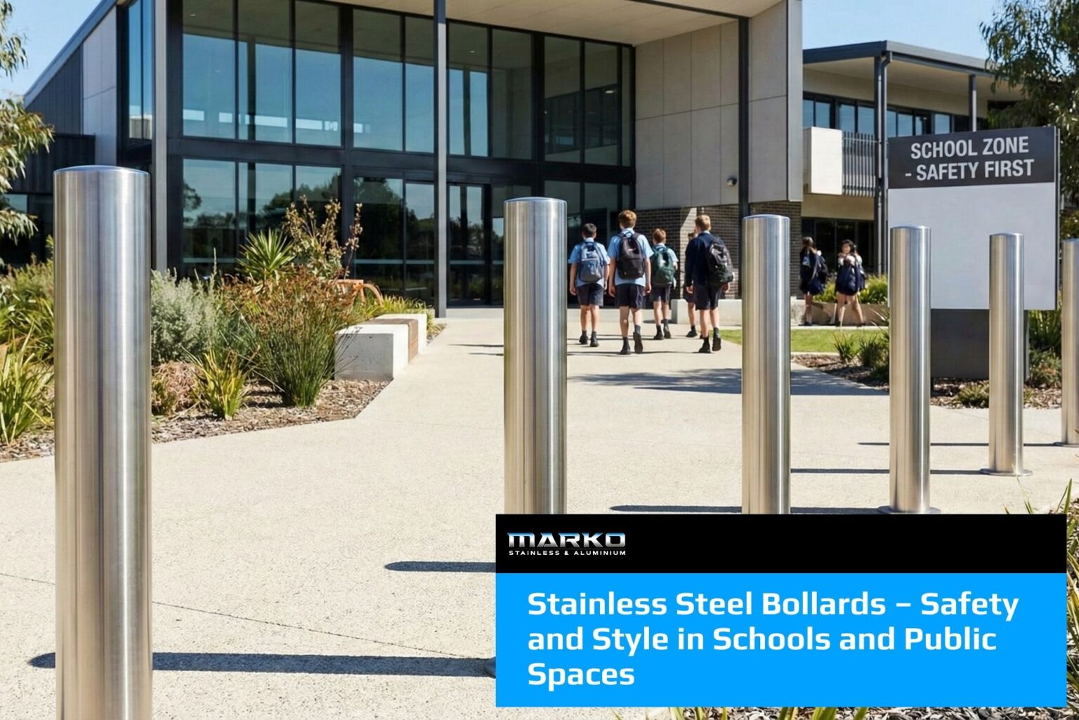 Stainless Steel Bollards | Safety & Style for Public Spaces